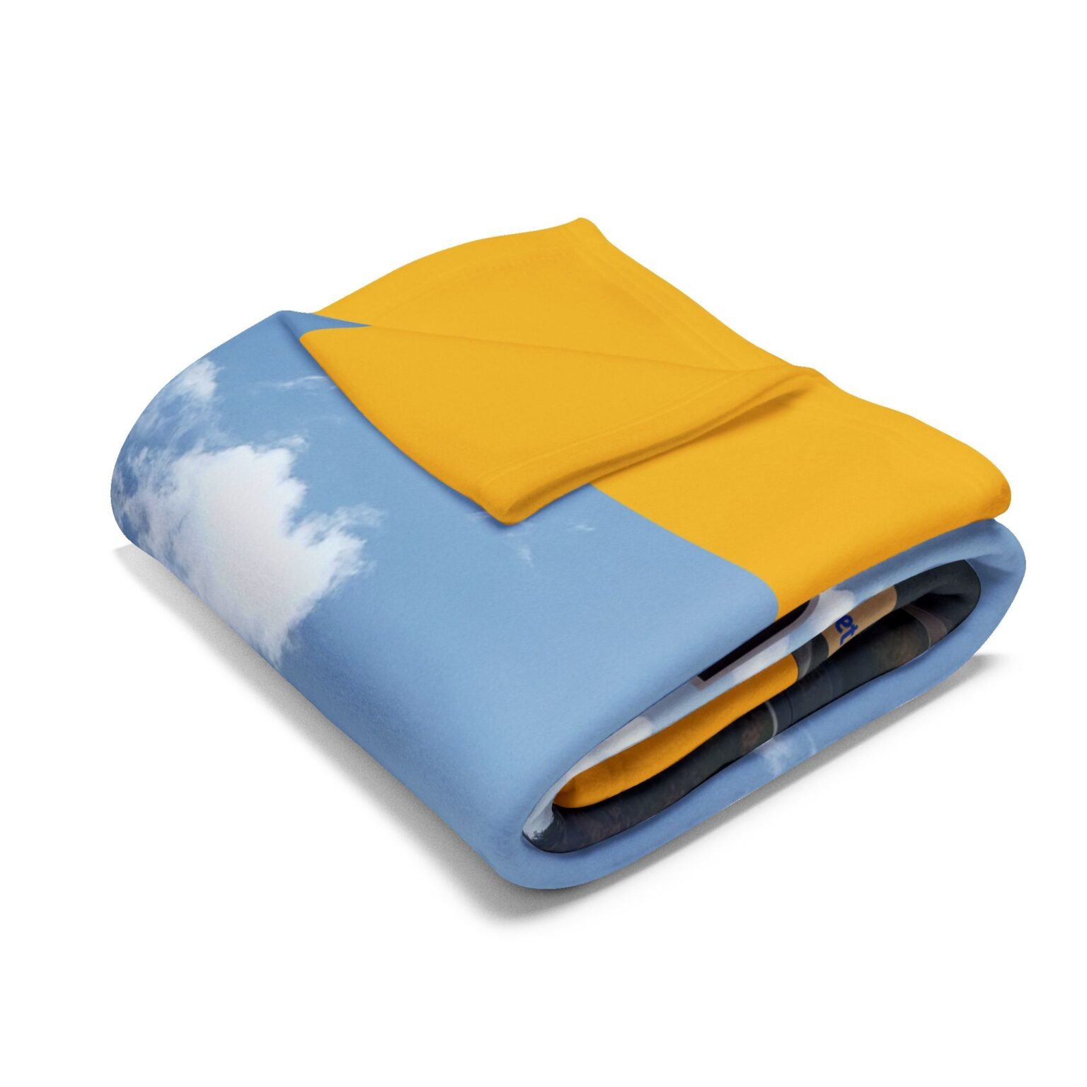 Walking Health Arctic Fleece Blanket – Yellow – 30×40 – Walk For Your ...